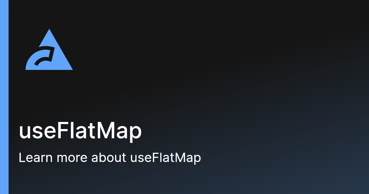 useFlatMap | Biome中文文档 | Biome中文网